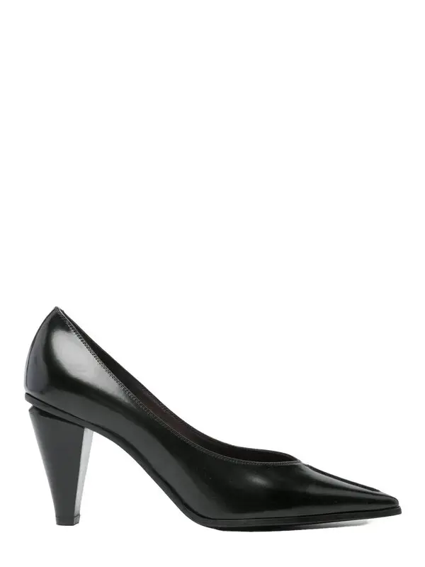 Roberto Festa Pointed-toe Leather Pumps - Black