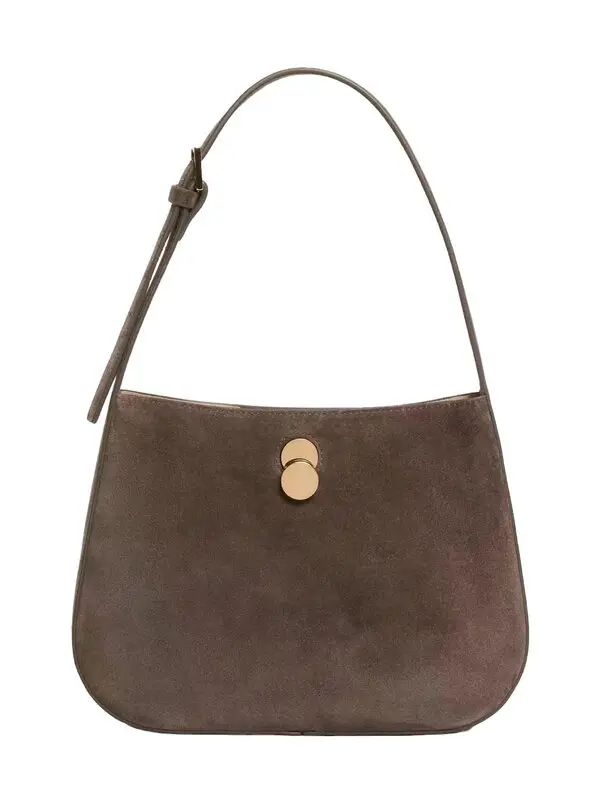 Fabiana Filippi Suede Shoulder Bag - Brown