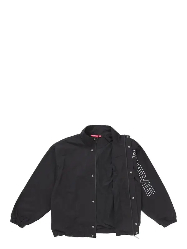 Supreme Embroidered Ripstop Track Jacket - Black