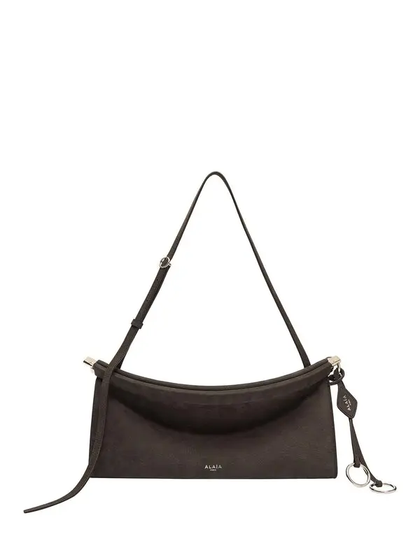 Alaïa Le Click Medium Shoulder Bag - Dark Grey