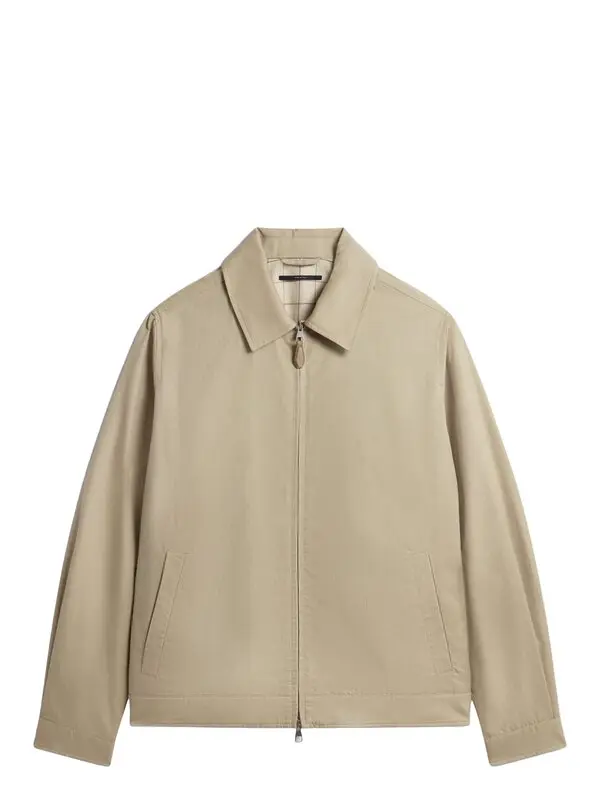 Dunhill Cotton-silk Blouson Jacket - Beige
