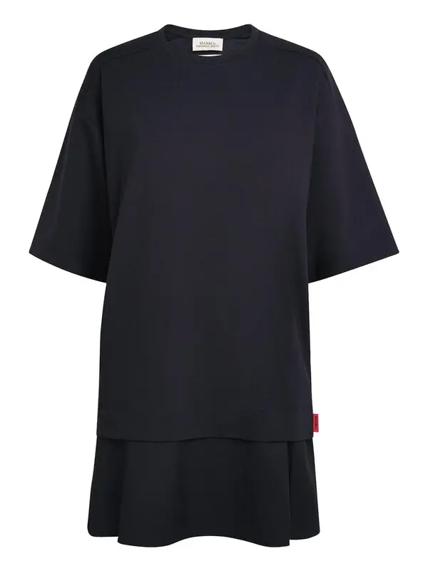 Max & Co. Jersey T-shirt Mini Dress - Blue