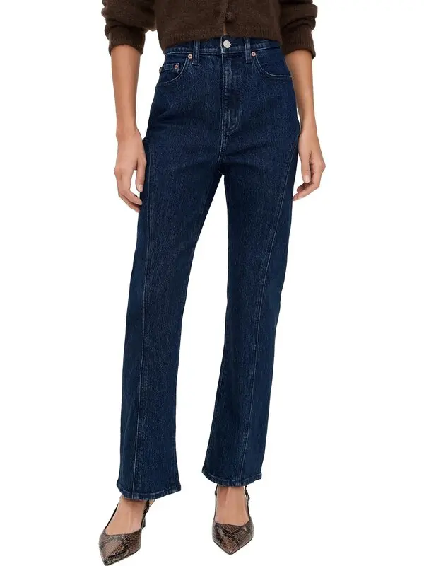 DAZE Mid-weight Straight Leg Jeans - Flip Side