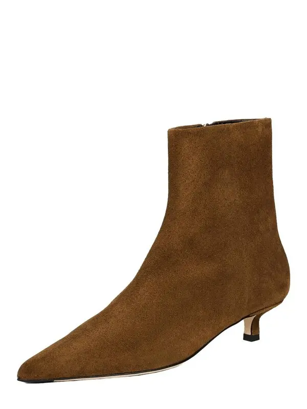 AeydĒ Sofie Cow Suede Leather Boots - Tobacco