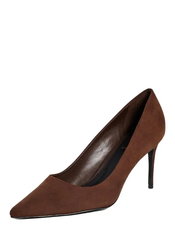 BLACK SUEDE STUDIO Amaya 80mm Pumps - Brownie
