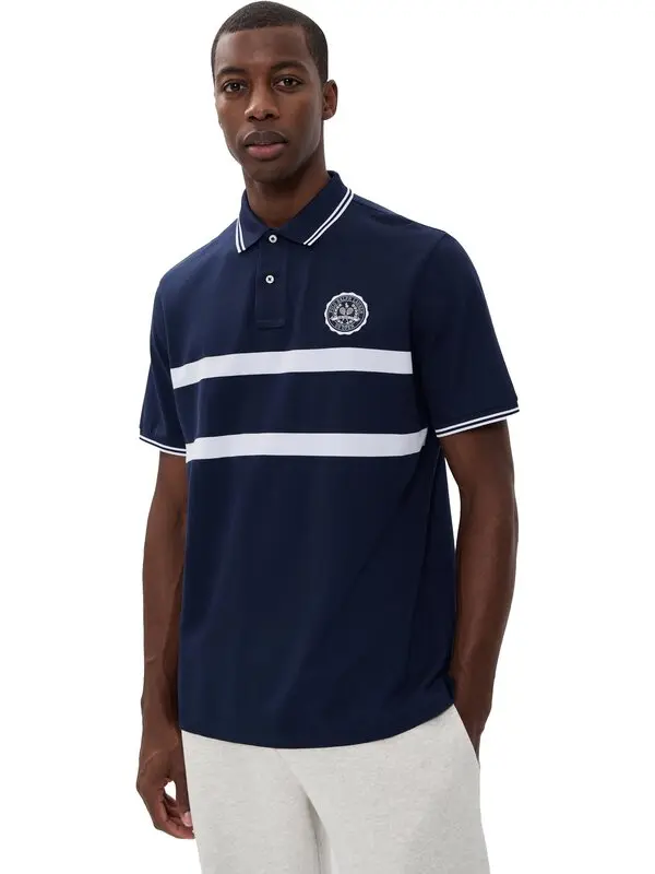 Polo Ralph Lauren X Us Open Performance Mesh Polo - Refined Navy/ceramic White