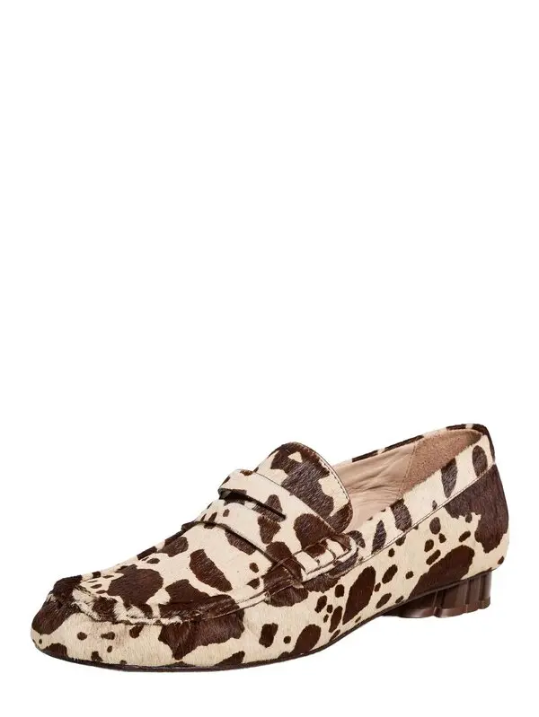 Farm Rio Monstera Haircalf Loafers - Cow