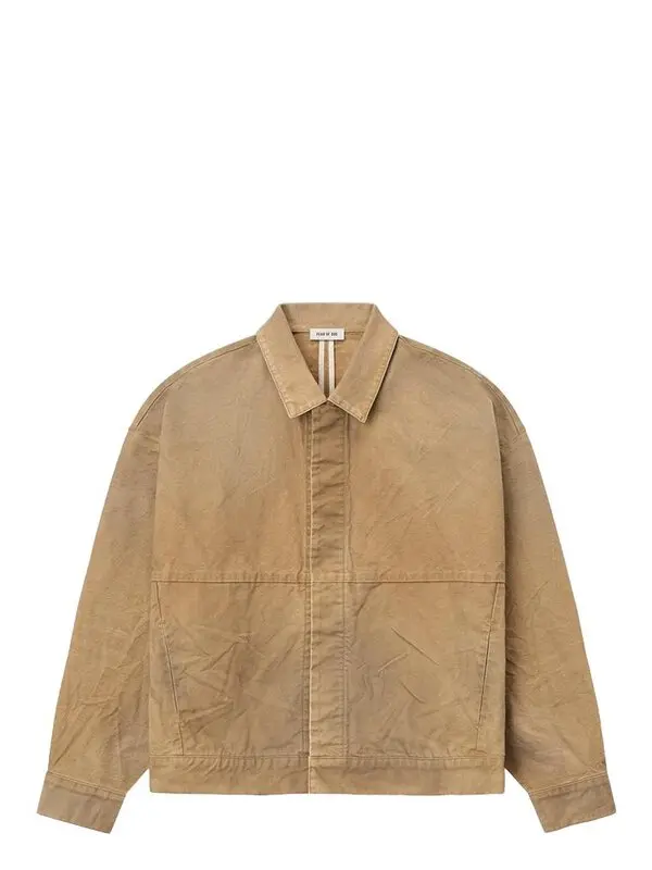 Fear Of God Washed Canvas Utility Jacket - Beige