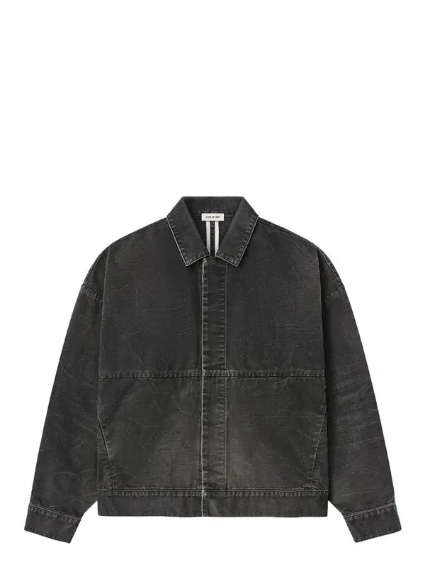Fear Of God Washed Canvas Utility Jacket - Black