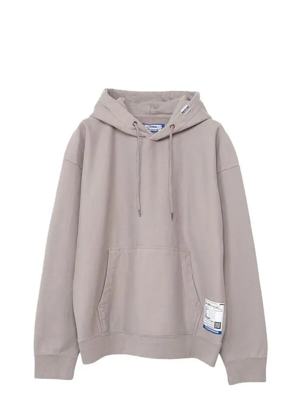 Mihara Yasuhiro French Terry Hooded Pullover - Light Grey