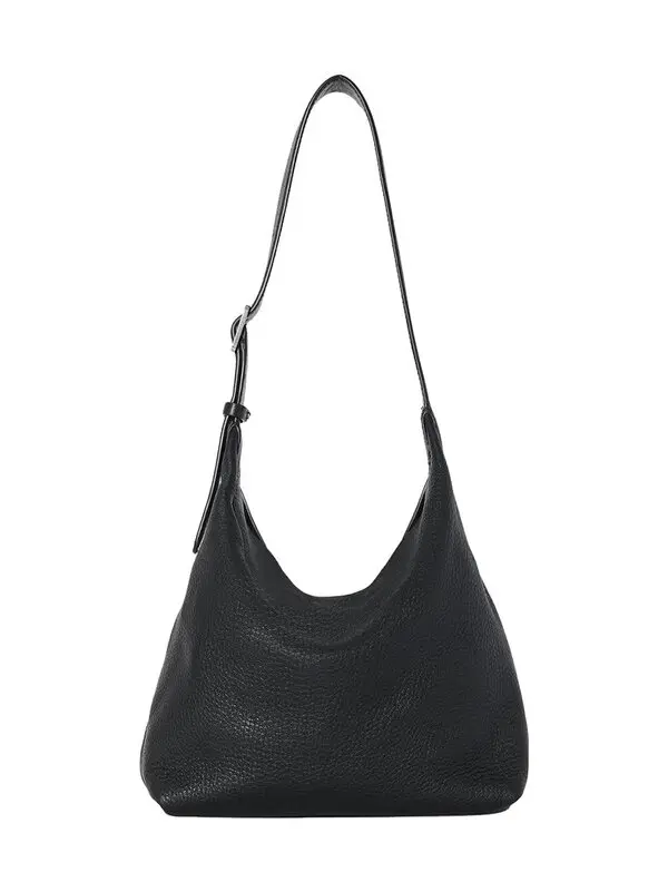 THE ROW Isa Shoulder Bag - Black