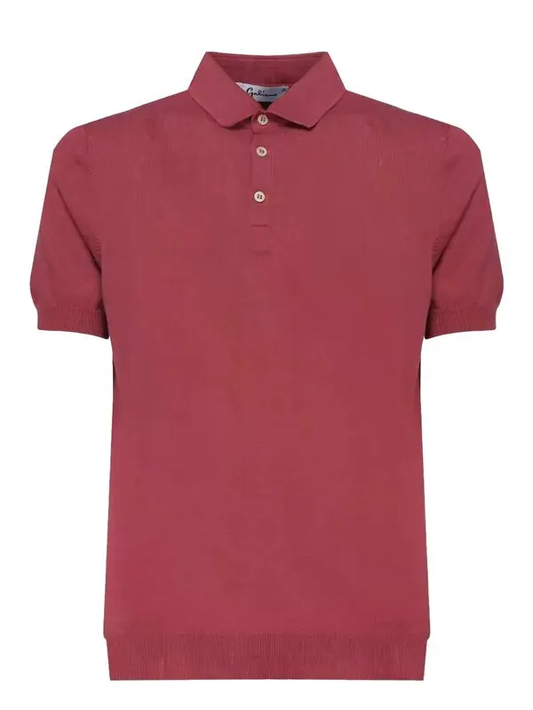 John Galliano Short-sleeved Polo Shirt - Red