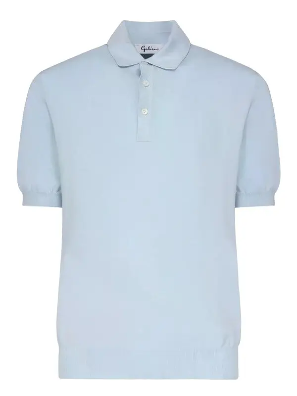 John Galliano Short-sleeved Polo Shirt - Blue