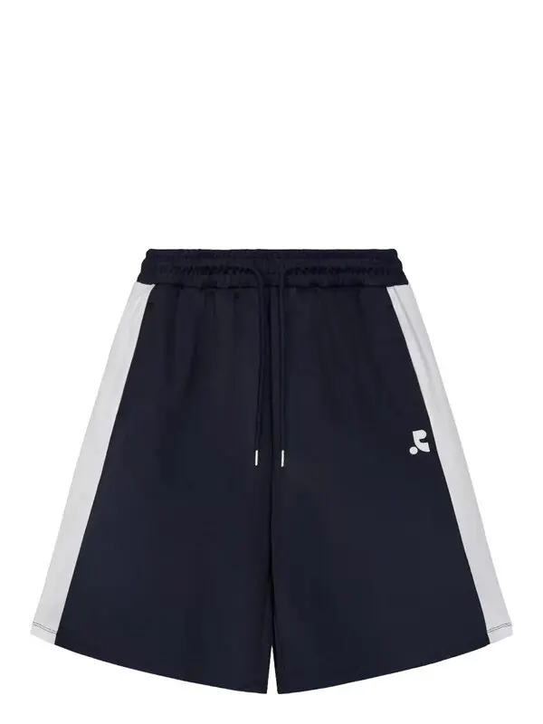REST&RECREATION Panelled Jersey Shorts - Blue