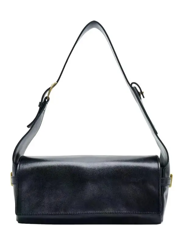 OPEN YY Buckle-fastening Leather Belt Bag - Black