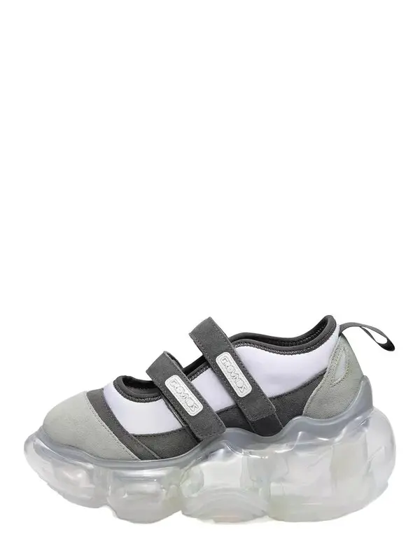 GROUNDS Double-strap Jelly Trainers - Grey