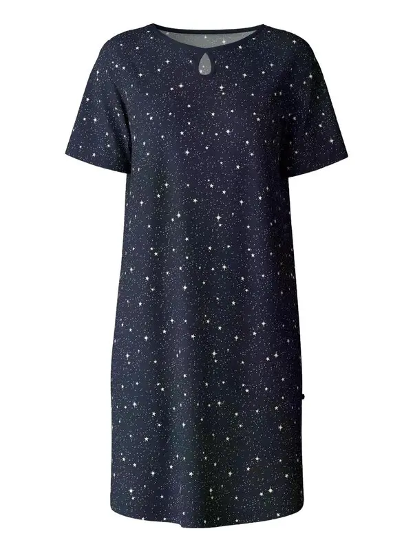 CALIDA Star-print Nightshirt - Blue