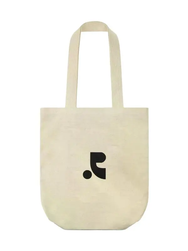 REST&RECREATION Logo-print Cotton Tote Bag - Neutrals