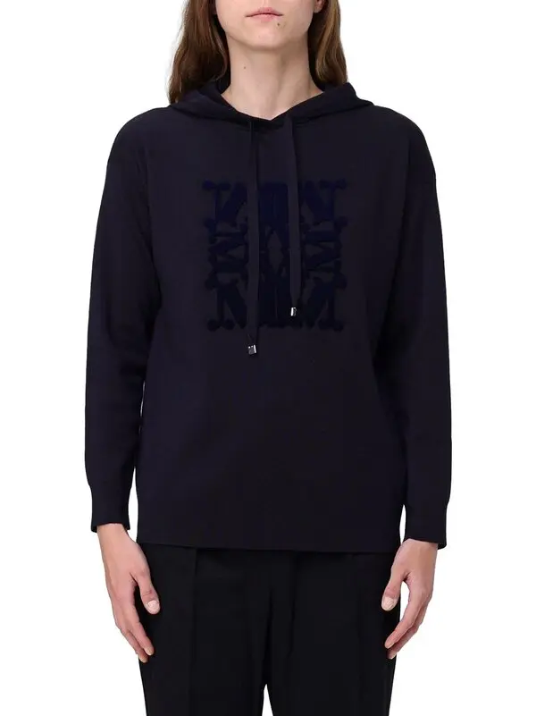 Max Mara Hooded Sweatshirt - Blue