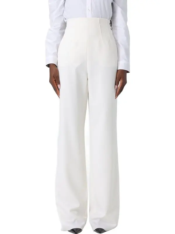 Max Mara Wide Leg Trousers - White