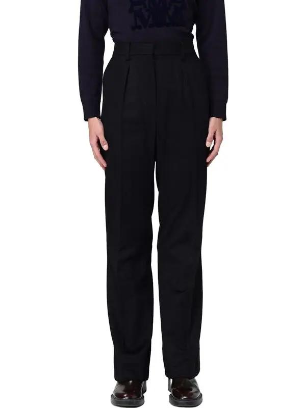 Max Mara Wide Leg Trousers - Black