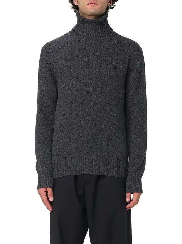 Ami Pullover Sweater - Charcoal