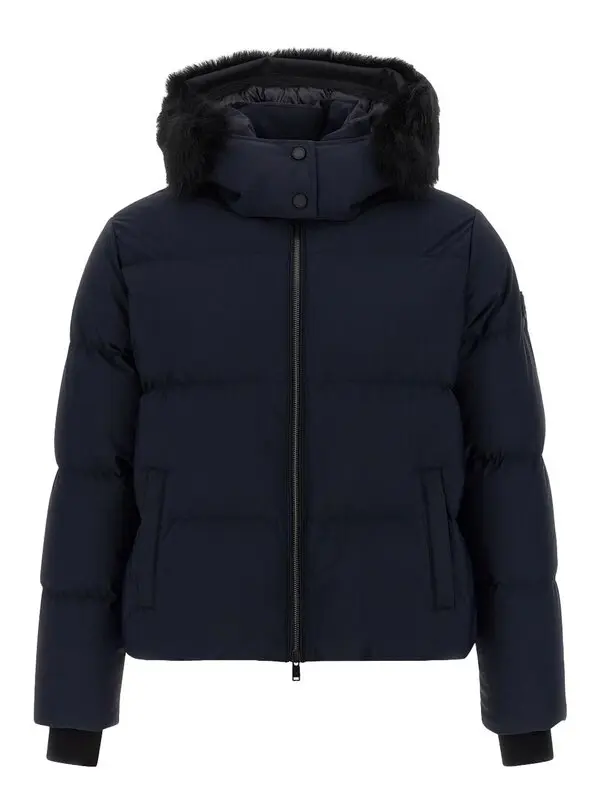 Moose Knuckles Quilted Jacket - Blue