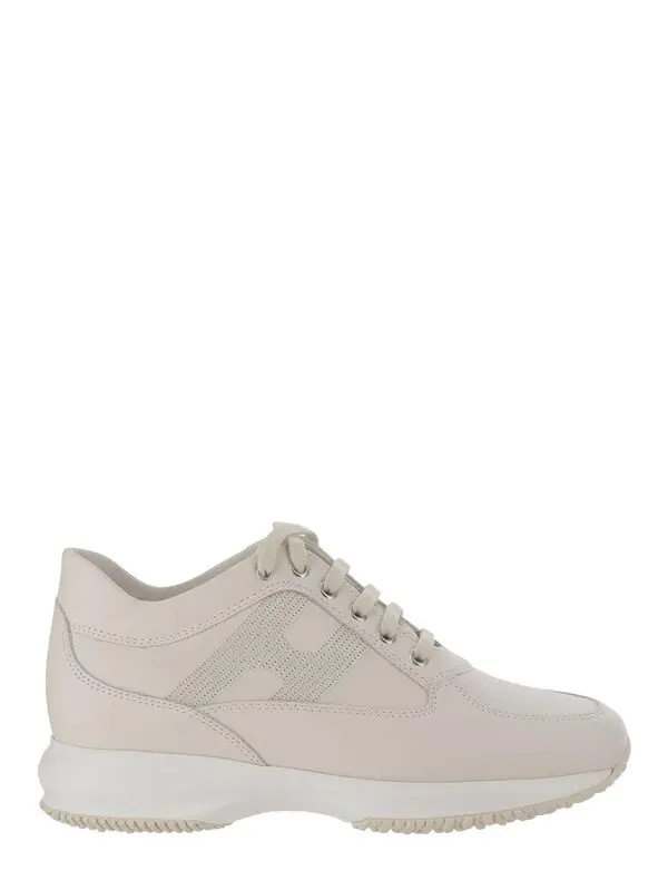 Hogan Lace-up Sneakers - Ivory