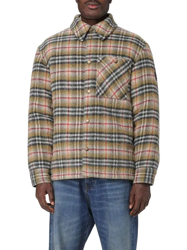 Burberry Plaid Shirt Jacket - Beige