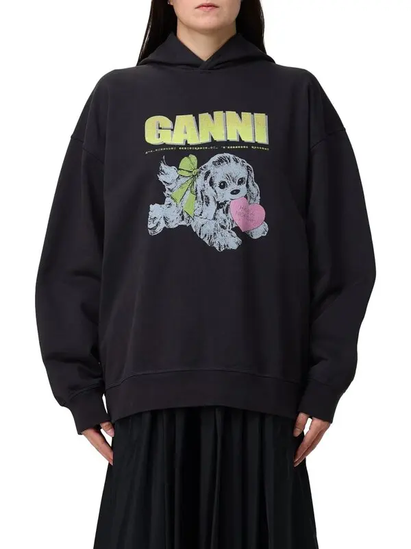 GANNI Sweatshirt - Grey