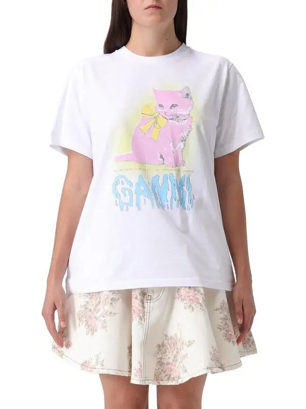 GANNI T-shirt - White