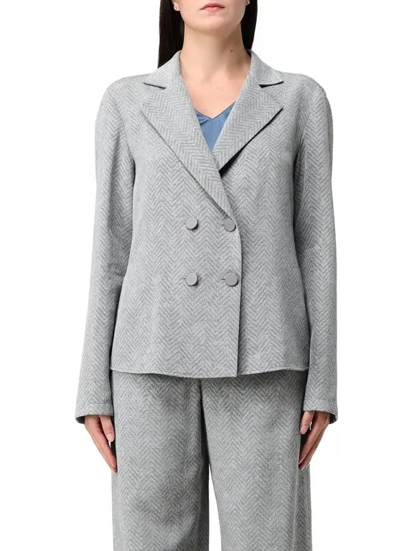Emporio Armani Tailored Blazer - Grey
