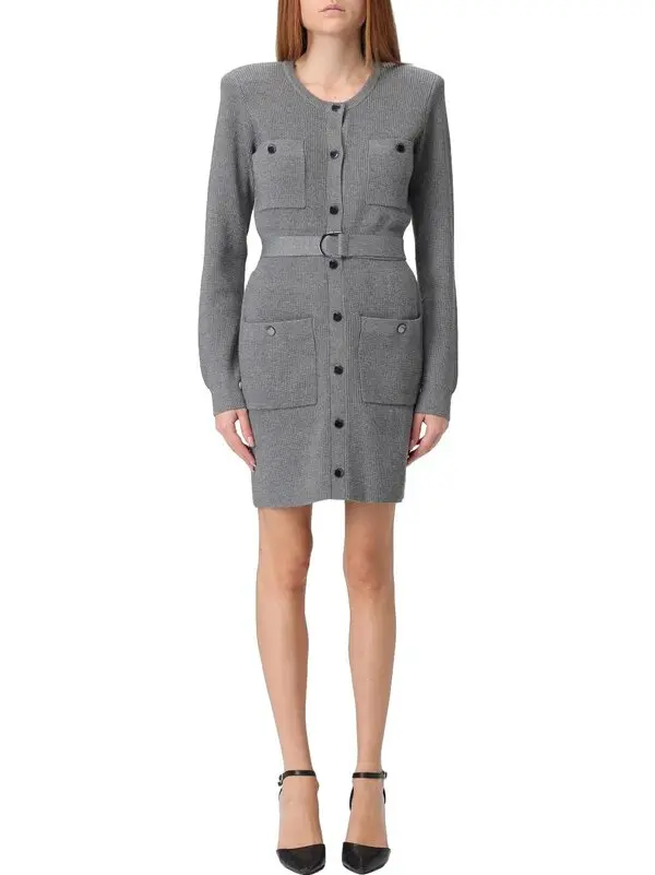 Liu Jo Buttoned Dress - Grey