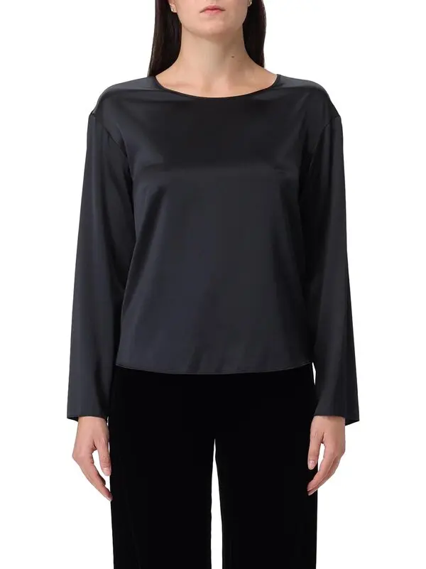 Emporio Armani Long Sleeve Top - Black