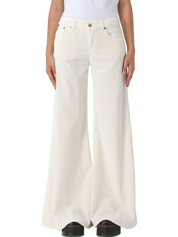 DONDUP Wide Leg Jeans - White