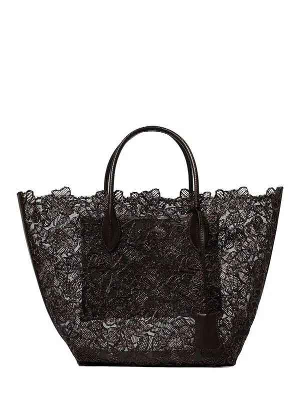 Ermanno Scervino Embroidered Tote - Brown
