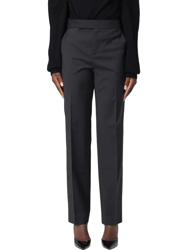 Alberta Ferretti Straight Leg Trousers - Grey