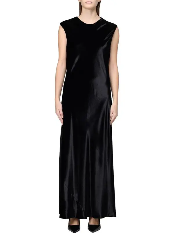 Alberta Ferretti Sleeveless Gown - Black