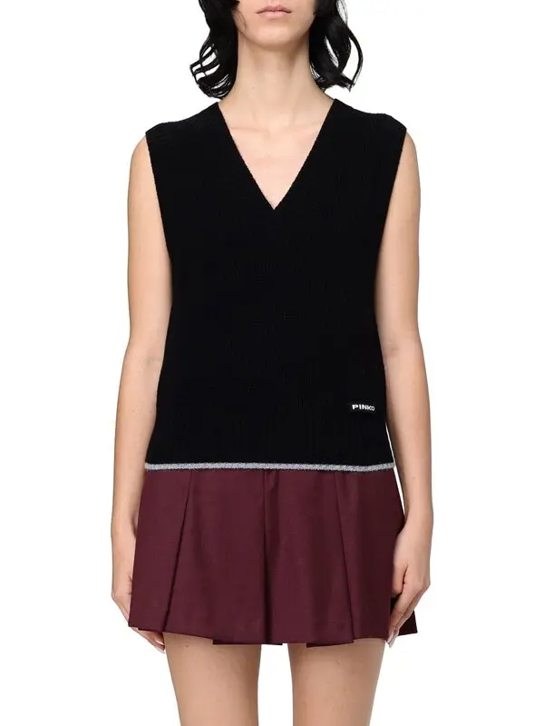 Pinko Sleeveless Waistcoat - Black