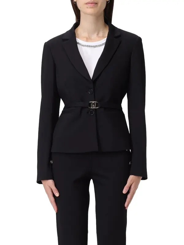 Liu Jo Belted Jacket - Black