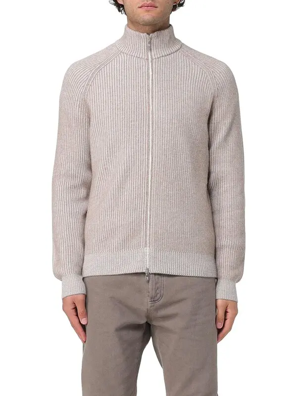 Brunello Cucinelli Zip-up Sweater - Beige