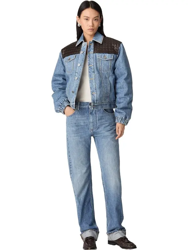 Bottega Veneta Vintage Indigo Straight Jeans - Mid Blue