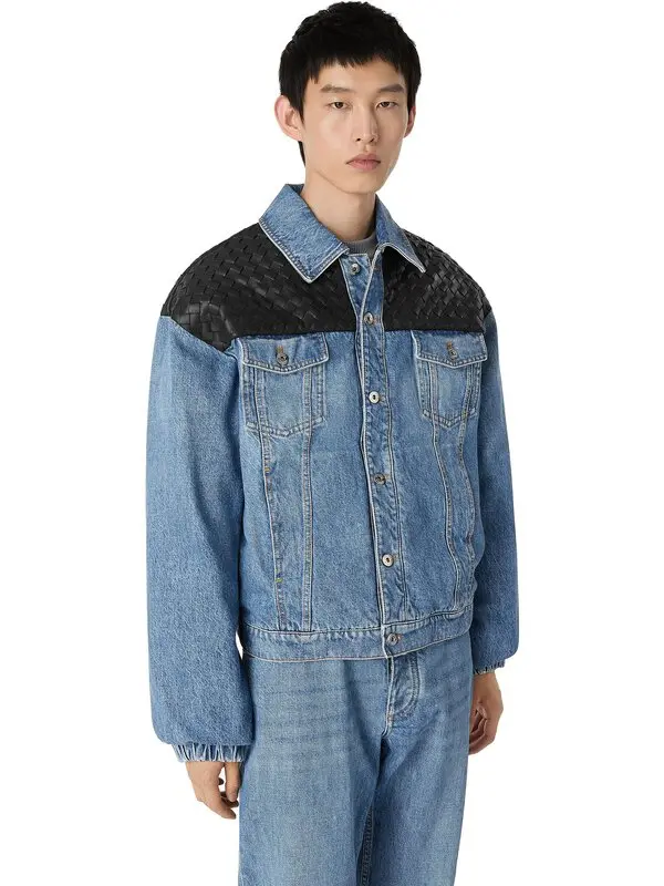 BOTTEGA  VENETA Vintage Denim Jacket - Mid Blue