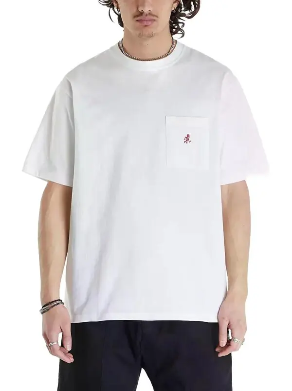 Gramicci Logo-embroidered T-shirt - White