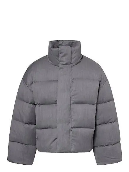 ENTIRE STUDIOS Wool-blend Puffer Jacket - Suiting Grey