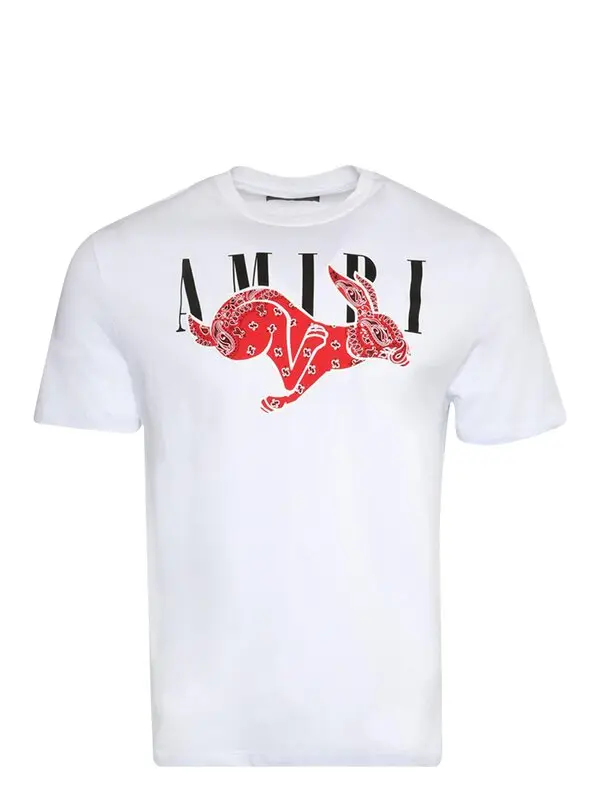 Amiri Cny Rabbit Logo Tee - White