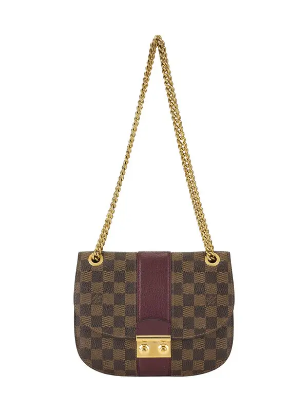 LOUIS VUITTON Damier Ebene Wight - Brown
