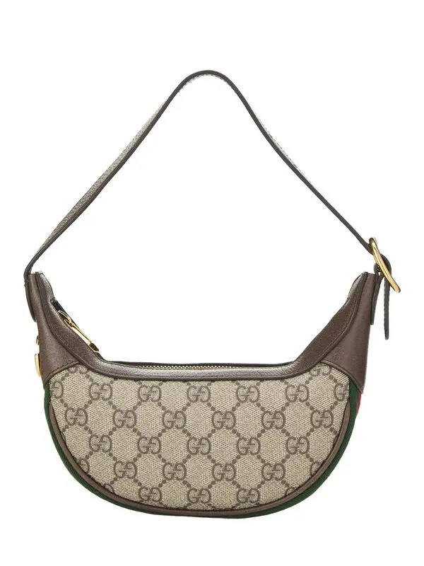 Gucci Gg Supreme Canvas Ophidia Mini - Brown
