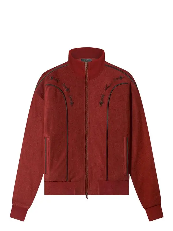 Amiri Johnny Track Jacket - Red