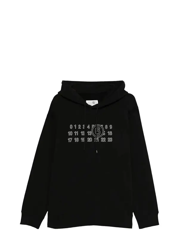 MAISON MARGIELA Numeric Hoody - Black